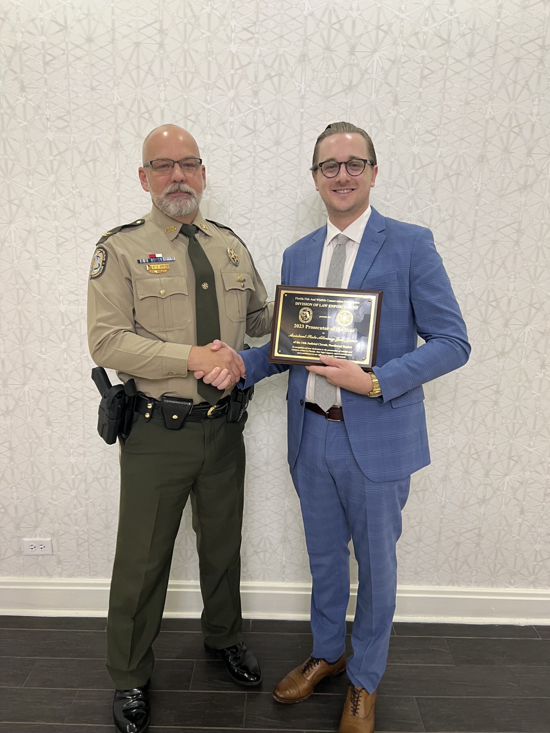 Josh James named FWC’s Prosecutor of the Year - Larry Basford | State Attorney